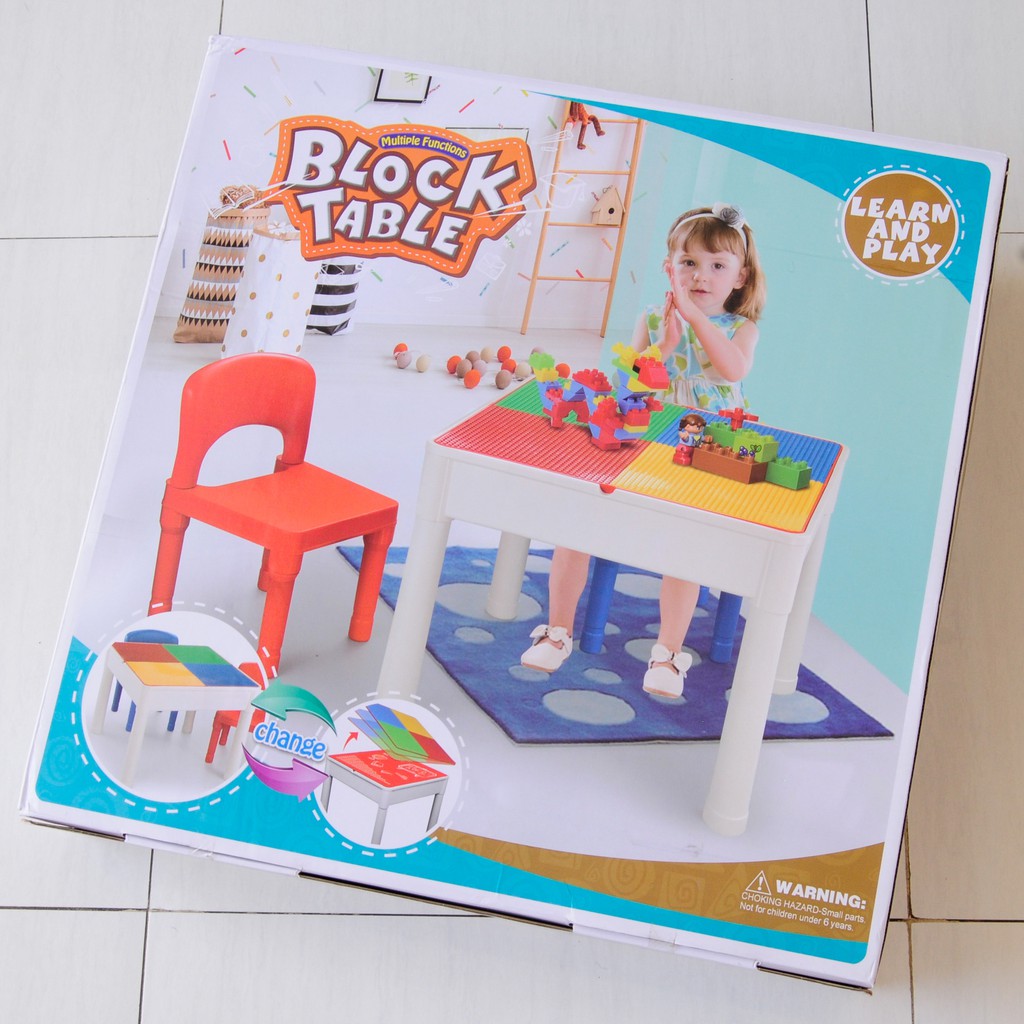 Jual Meja Lego MULTIFUNGSI Block Table & STORAGE 50x50cm RT1002 LEGO ...