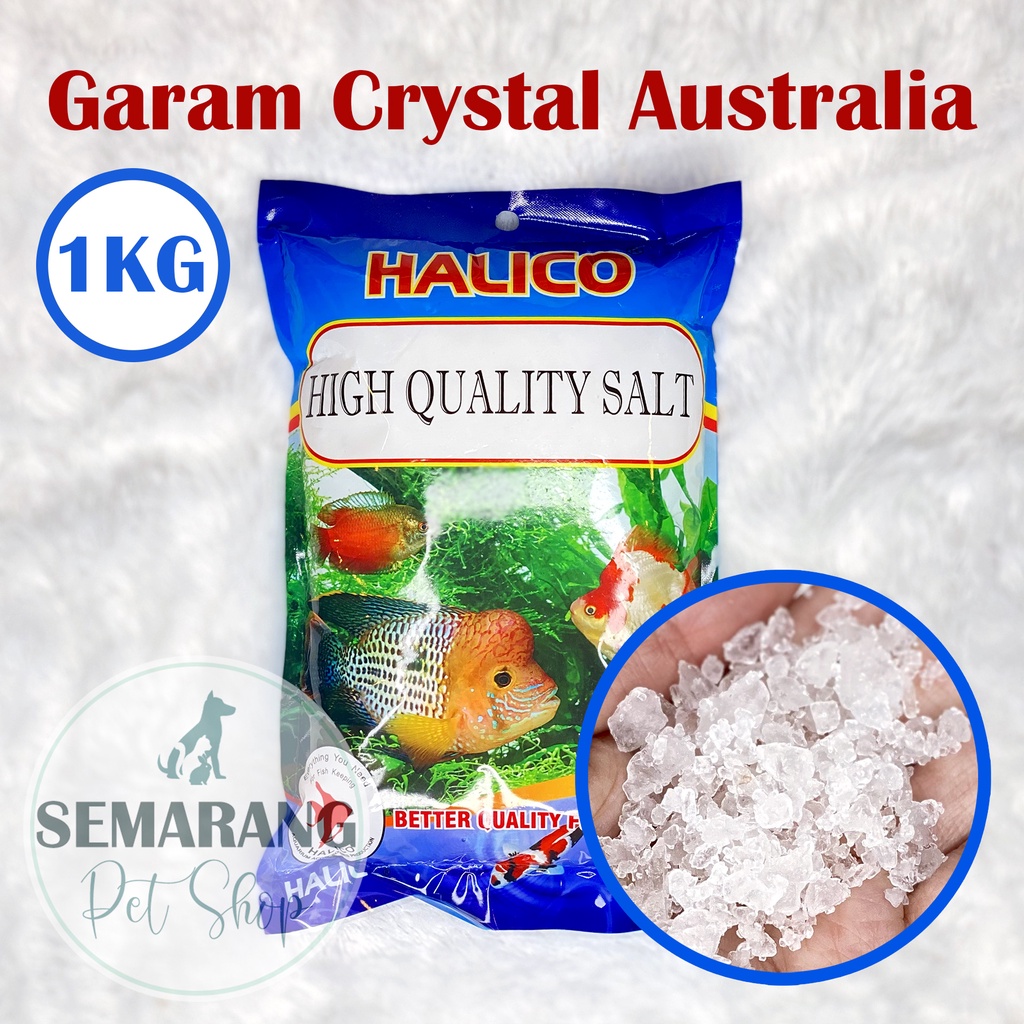 Jual Garam Kristal Ikan HALICO Crystal Salt Import Australia 1kg ...