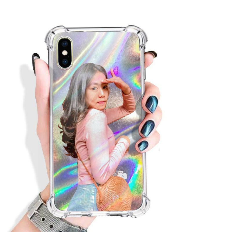 Jual Softcase Handphone Pelangi Custom Foto - Casing HP Hologram ...