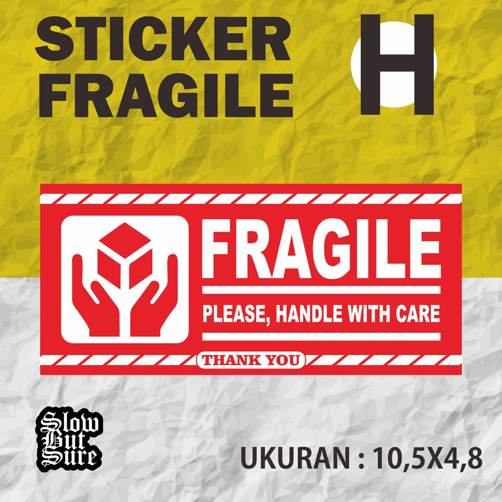 Jual Stiker Fragile - Stiker Pecah Belah - Stiker Label Pengiriman ...
