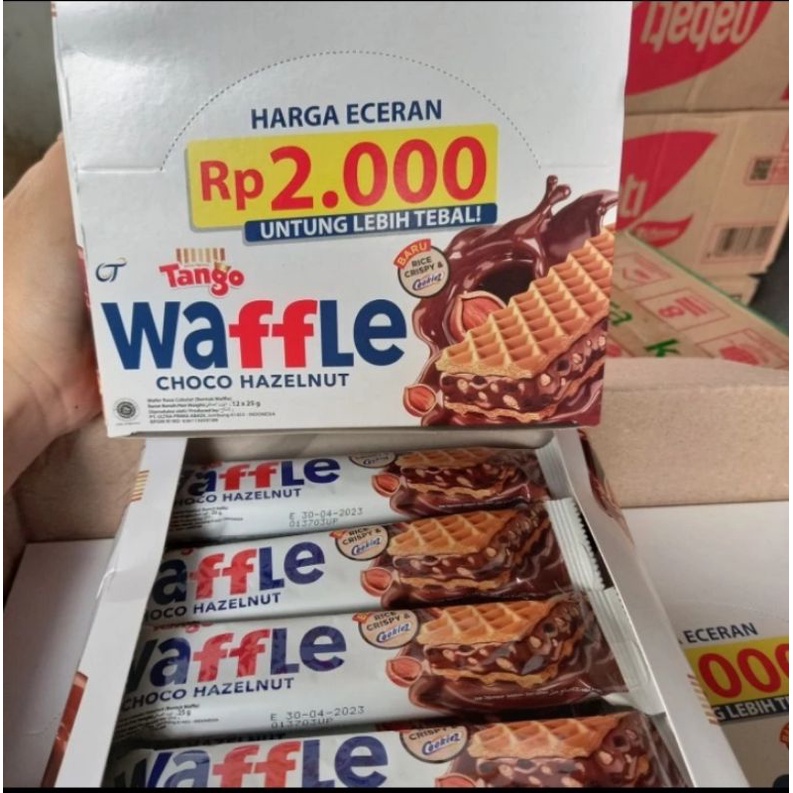 Jual WAFFLE CHOCO HAZELNUT 1 pack isi 12 pc | Shopee Indonesia
