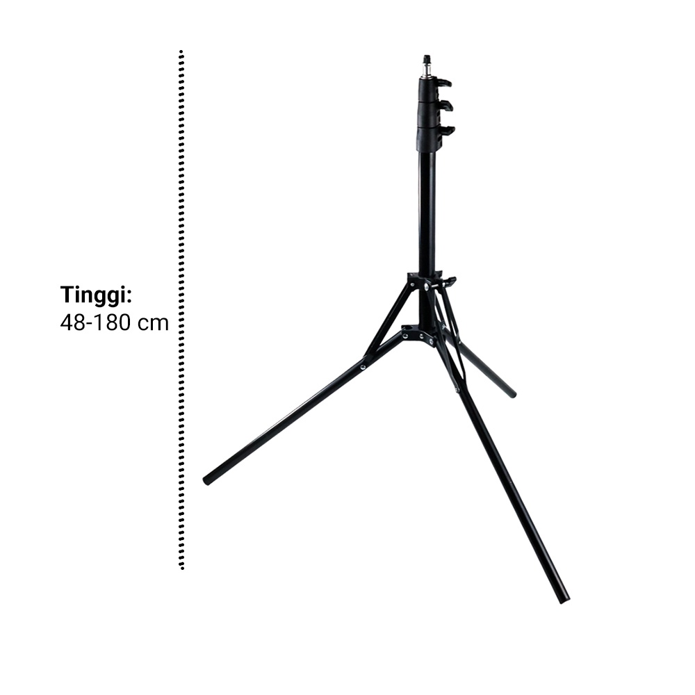 Jual Portable Light Stand Tripod Studio Tiang Lighting Lampu Kamera ...