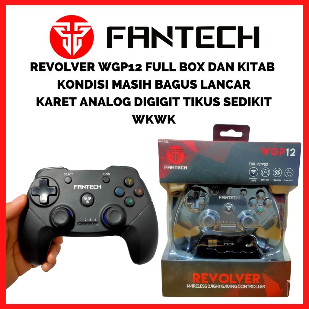Jual Fantech WGP12 WGP-12 Revolver Wireless gp12 gx100 gx200 wgp 12 ...