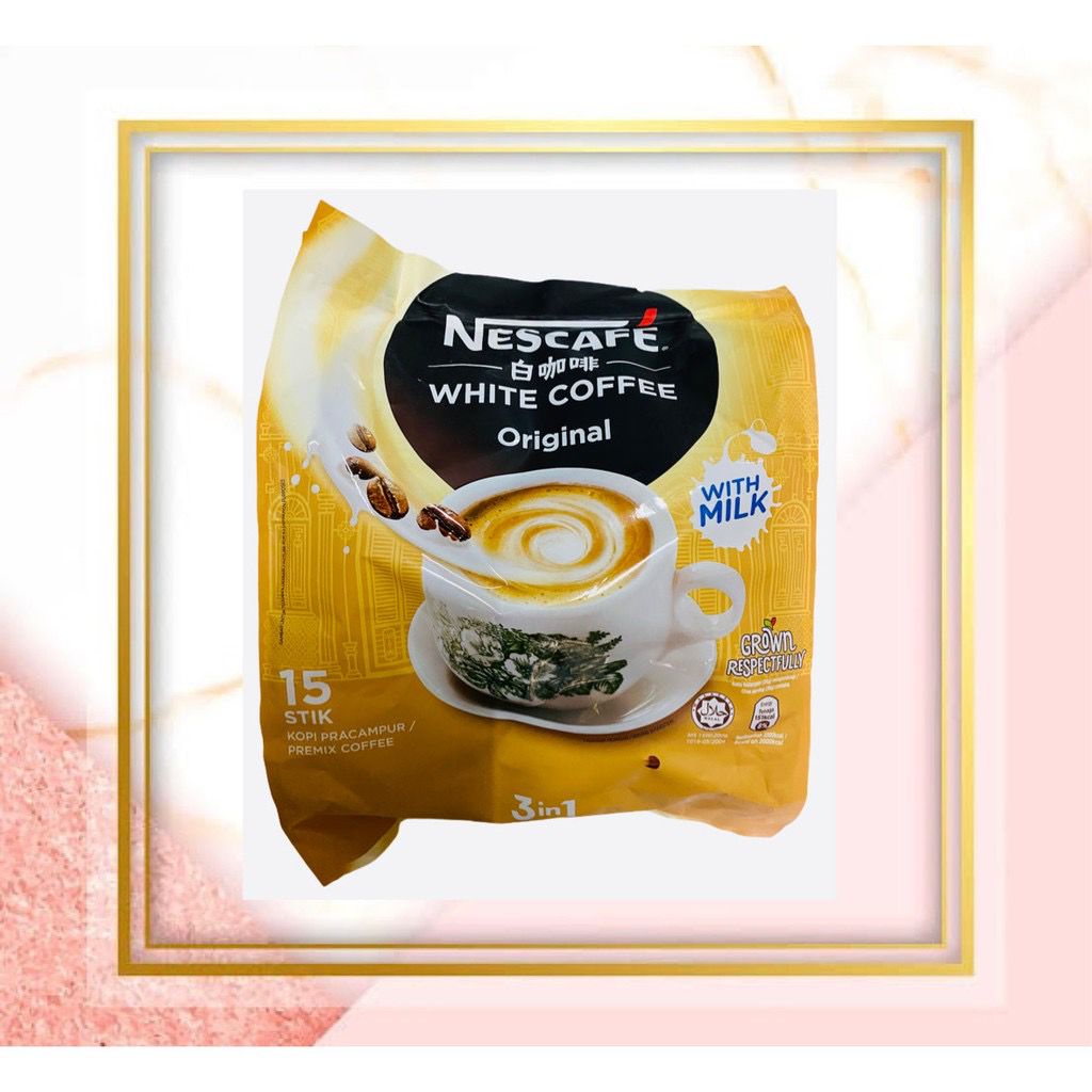 Jual Nescafe White Coffee Original With Milk ( 15 x 36g ) | Shopee ...