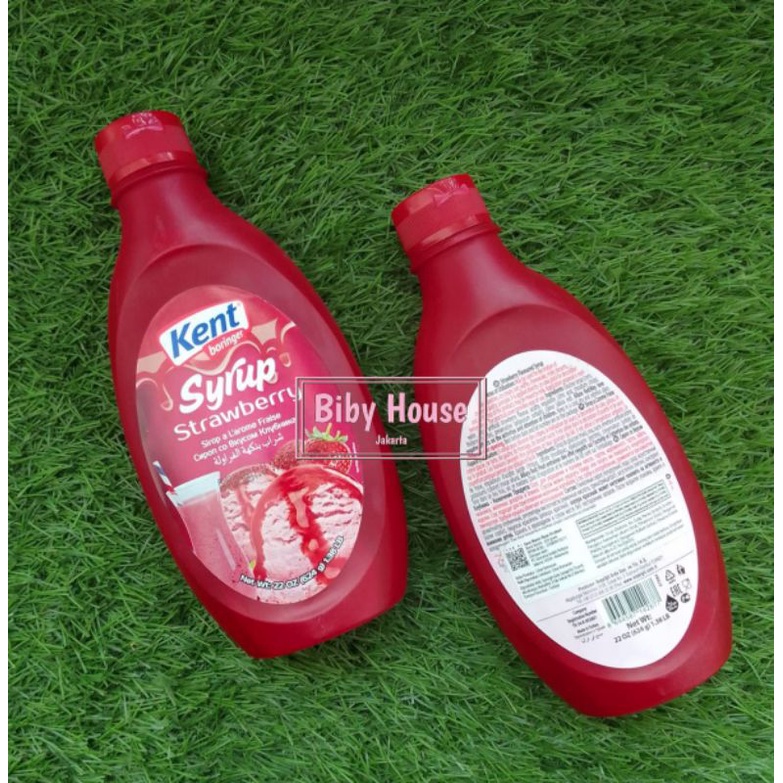 Jual SIRUP Kent Boringer SYRUP Strawberry / Chocolate/ Caramel 624 gr ...