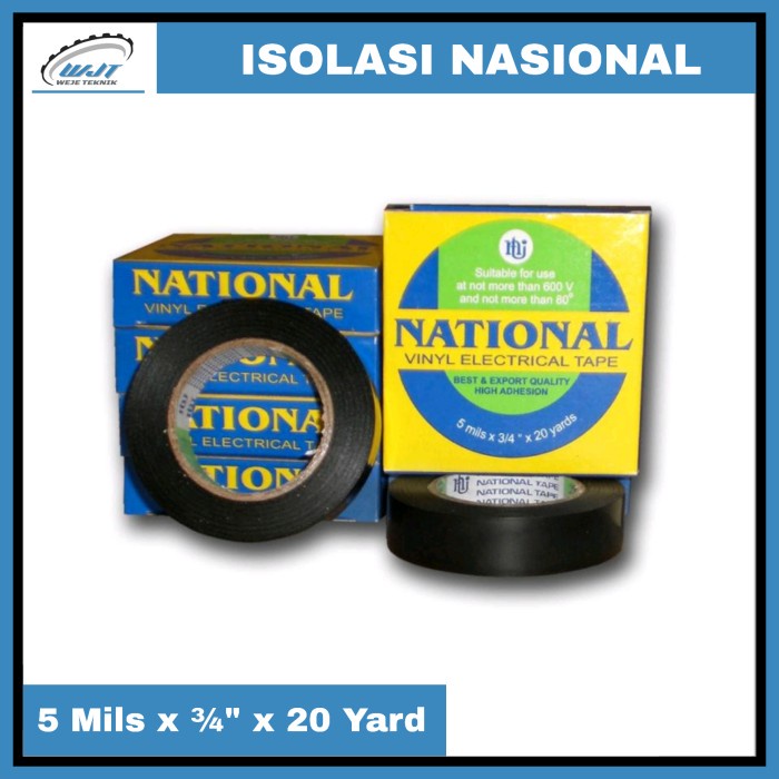 Jual ISOLASI NATIONAL 20 YARD ISOLASI LISTRIK | Shopee Indonesia