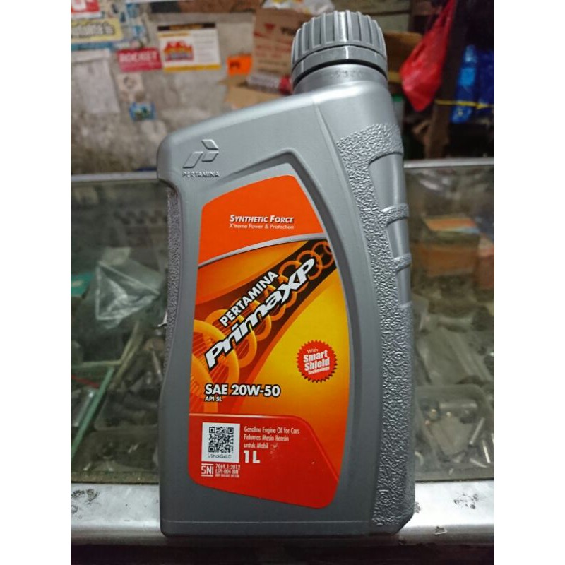 Jual Oli Mobil Bensin Pertamina Prima XP 20W 50 isi 1 liter ORI ...