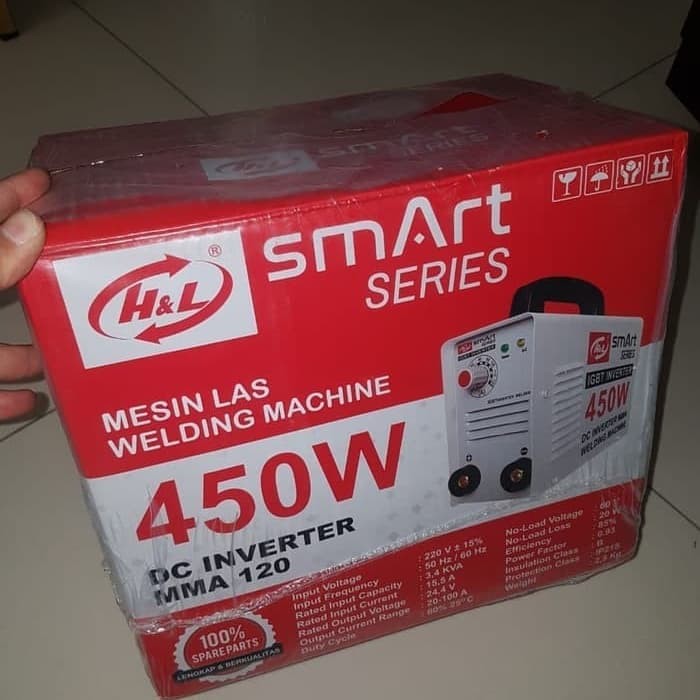 Jual Mesin Trafo Las IGBT h&l smart series 450 Watt / Mini Trafo Las ...