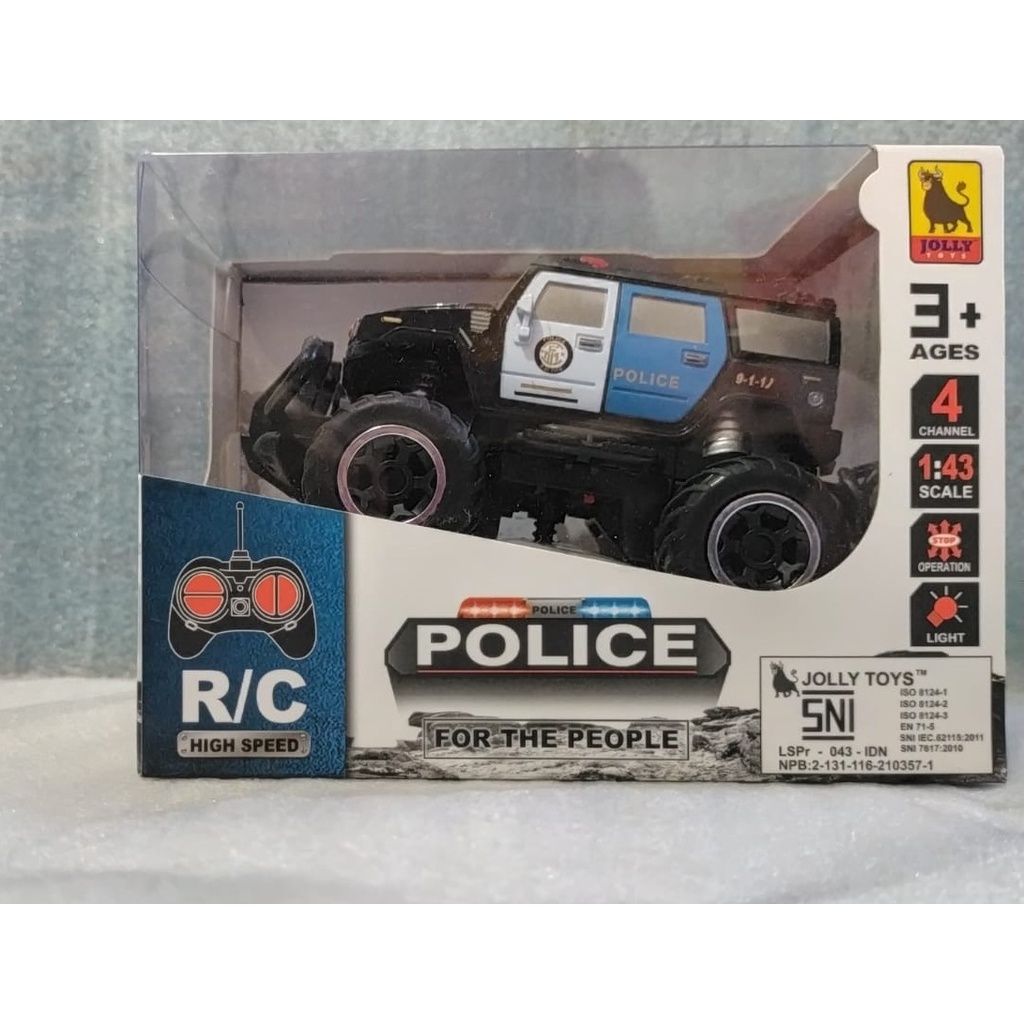 Jual MAINAN ANAK LAKI LAKI MOBIL POLISI REMOTE CONTROL MAINAN MOBIL RC ...