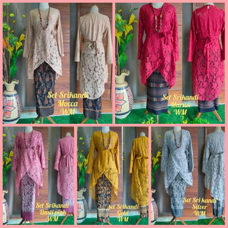 Jual WM>SETELAN SRIKANDI SET BROKLAT FULL PURING SET KEBAYA KONDANGAN ...