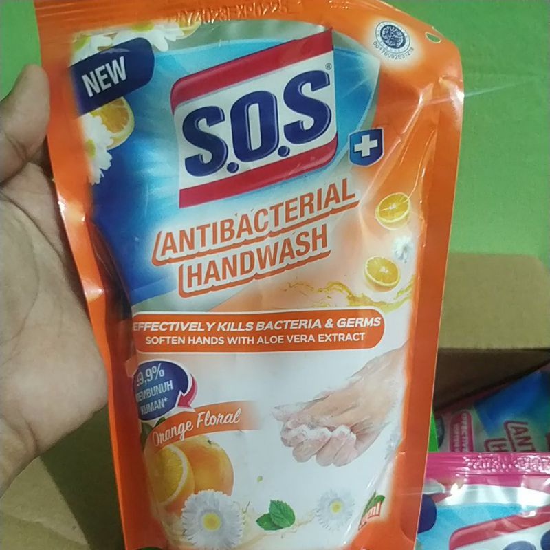Jual NUVO ANTIBACTERIAL / SOS ANTIBACTERIAL HANDWASH 300ML/ ALFAMART ...