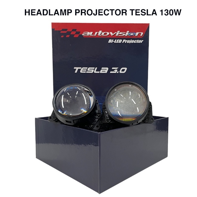 Jual Lampu Mobil Headlamp Projector Bi-LED 3″ inch TESLA 5700K ...