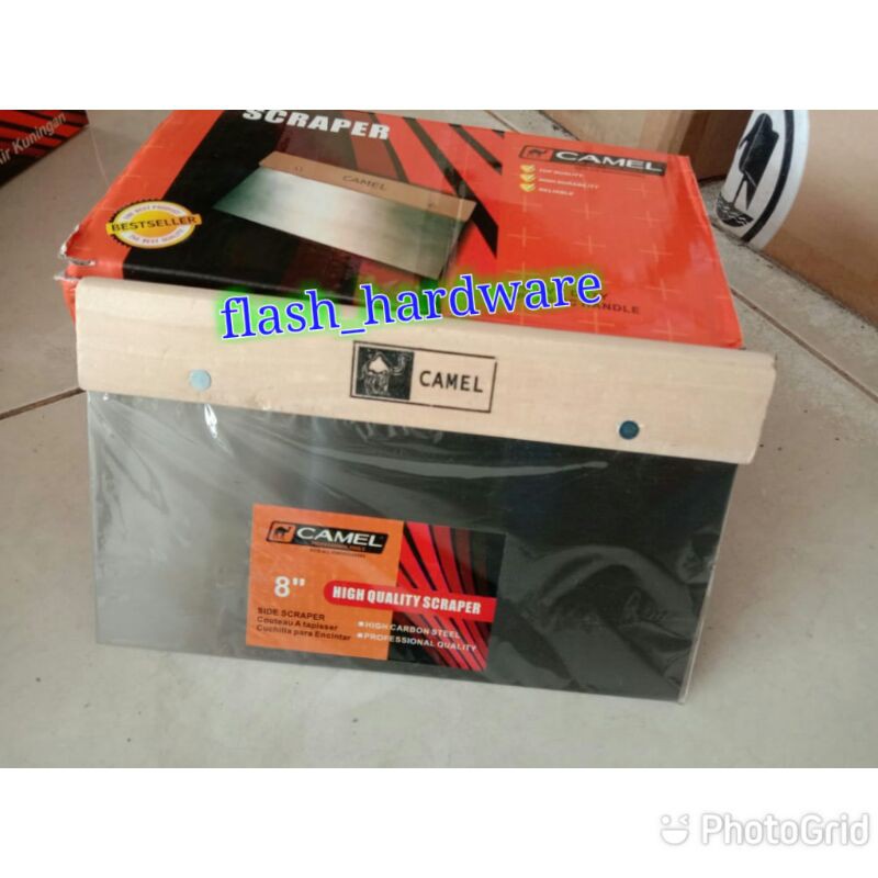 Jual Kape dempul 8inch gagang kayu scraper skrup dempul gysum kompon ...