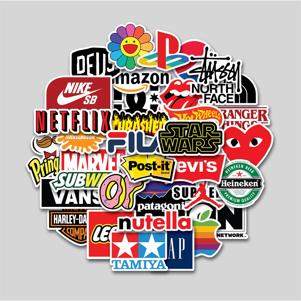Jual STICKER PACK BRAND LOGO 2 | STICKER TUMBLR LAPTOP | STIKER KOPER ...
