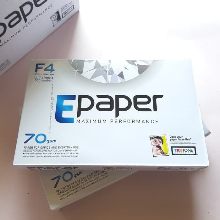 Jual KERTAS MURAH HVS EPAPER F4 70gr | Shopee Indonesia