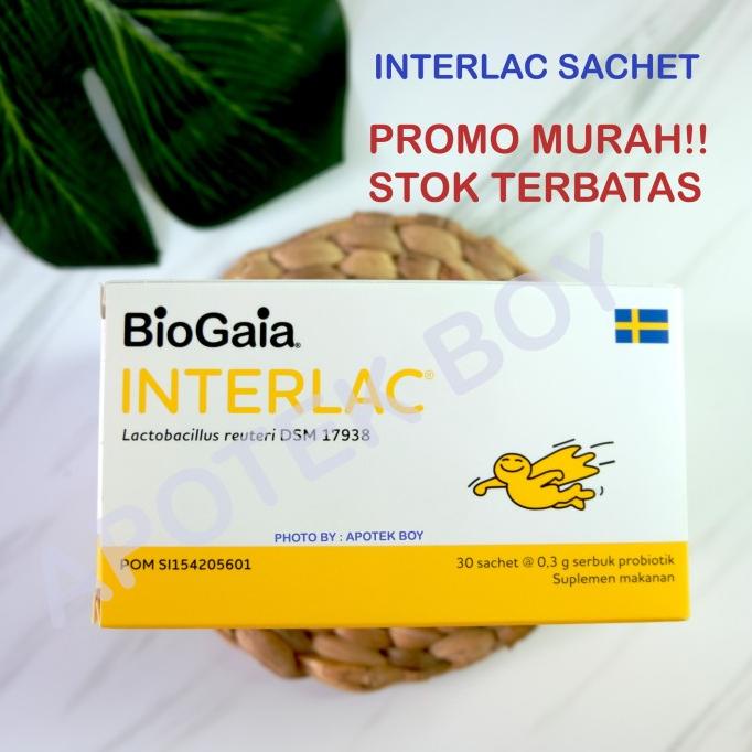 Jual [COD] INTERLAC SACHET | 30 SACHET PER BOX | Shopee Indonesia