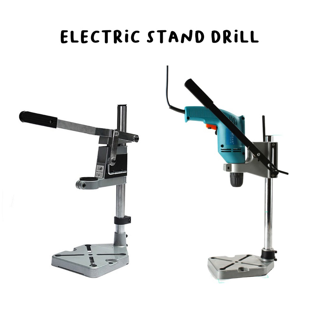 Jual Alat Dudukan Mesin Bor / Electric Drill Stand Bor Tangan | Shopee ...