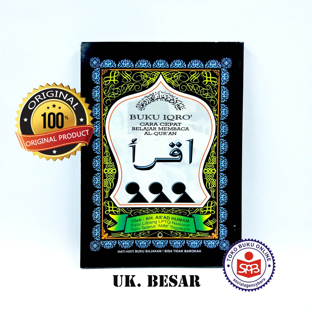 Jual IQRO Bendel Besar Hitam (A5 14.8x21 cm) | Shopee Indonesia