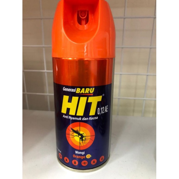 Jual HIT INSEKTISIDA SPRAY ORANGE KALENG 200ML | Shopee Indonesia