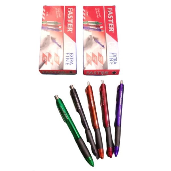 Jual PEN / BALL PEN / PENA FASTER C6 EXTRA FINE | Shopee Indonesia