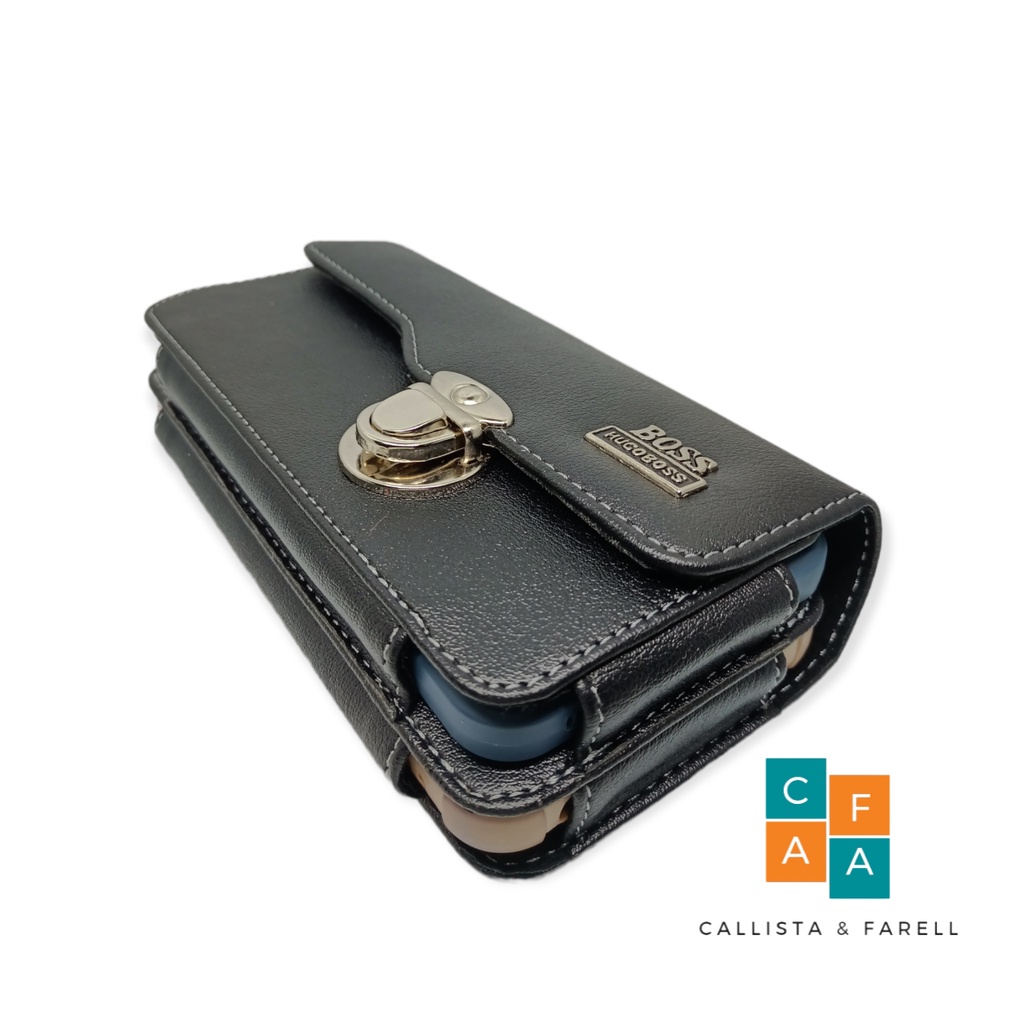 Jual DOMPET HP PINGGANG PRIA KULIT SINTETIS 1 RUANG & 2 RUANG UKURAN 6 ...