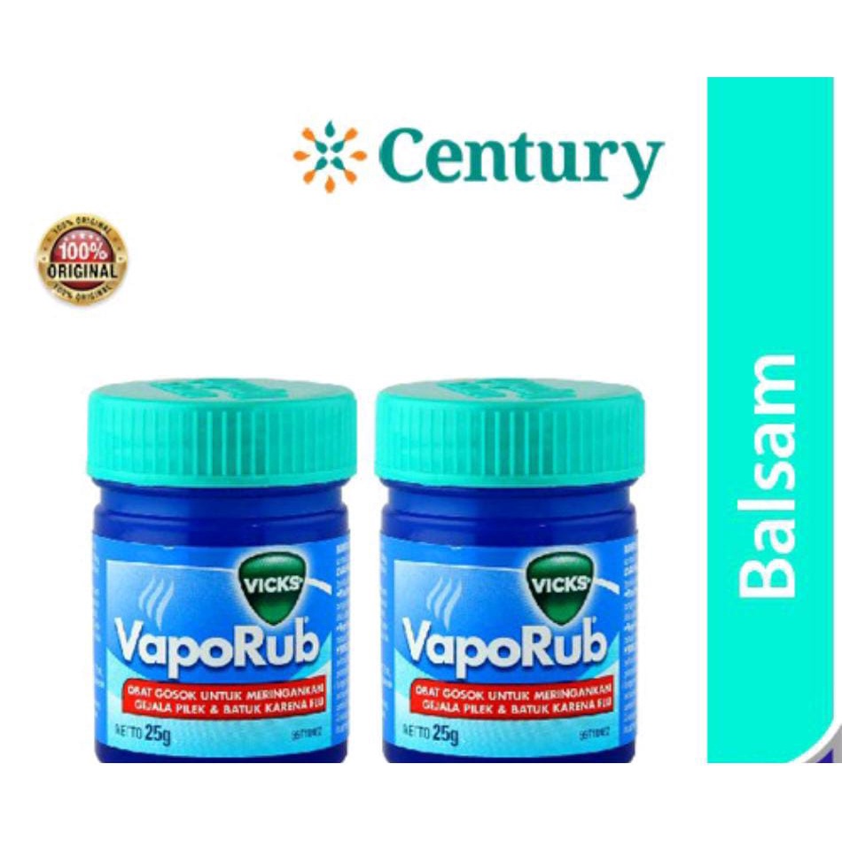 Jual Vicks Vaporup 25 gr / Balsem Menthol / Obat gosok Flu dan Batuk ...