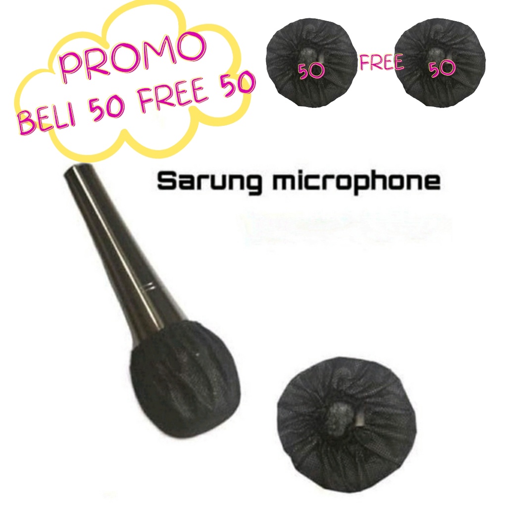 Jual SARUNG MIC isi 50 pcs COVER MIC ANTI VIRUS BUNGKUS MIC COVER MIC ...