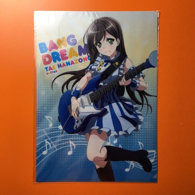 Jual Bang Dream! x Lawson Collaboration Clear File Tae Hanazono ...