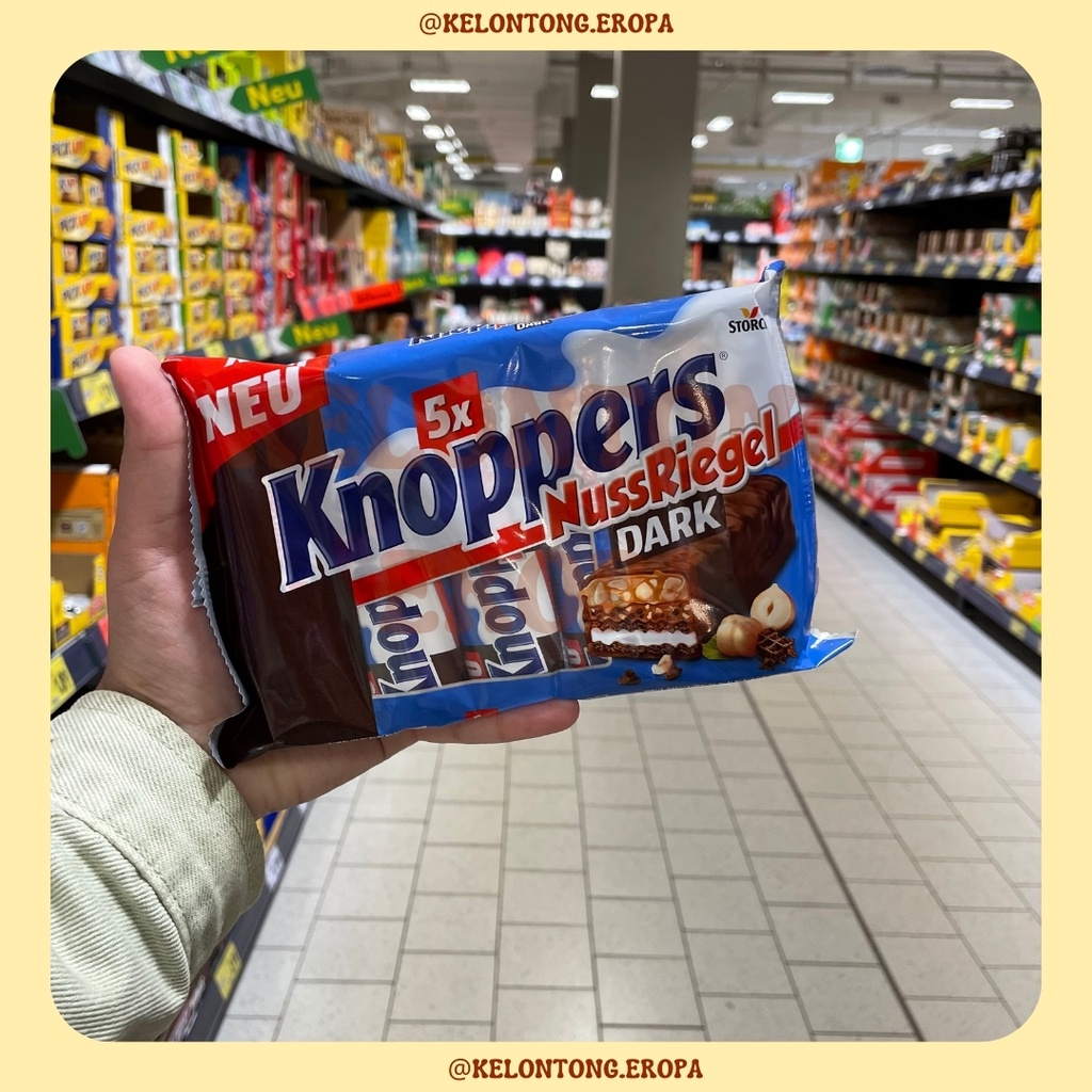 Jual [READY STOCK]Knoppers Riegel (Dark, Ori, Kacang, Kokos) | Shopee ...