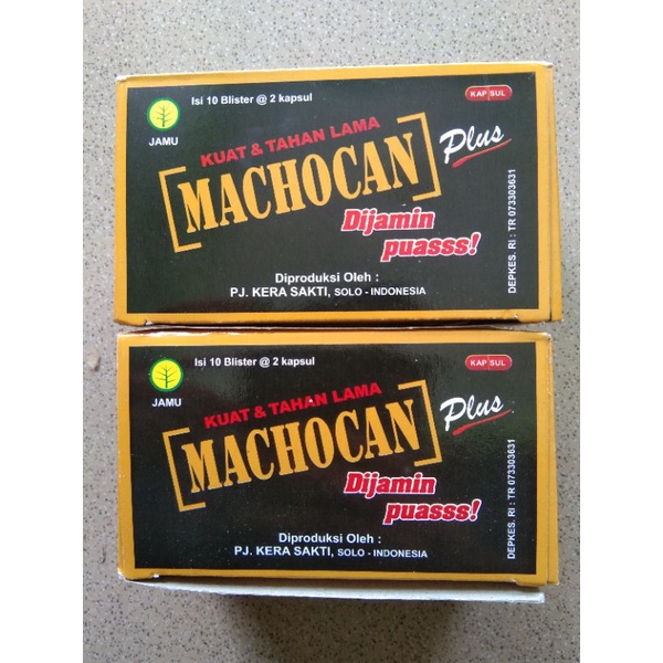 Jual kapsul MACHOCAN PLUS isi 10 blister @ 2kps | Shopee Indonesia
