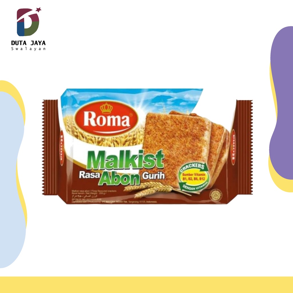 Jual Roma Malkist Abon, Keju Manis, Cokelat Kelapa, Belgian Chocolate ...