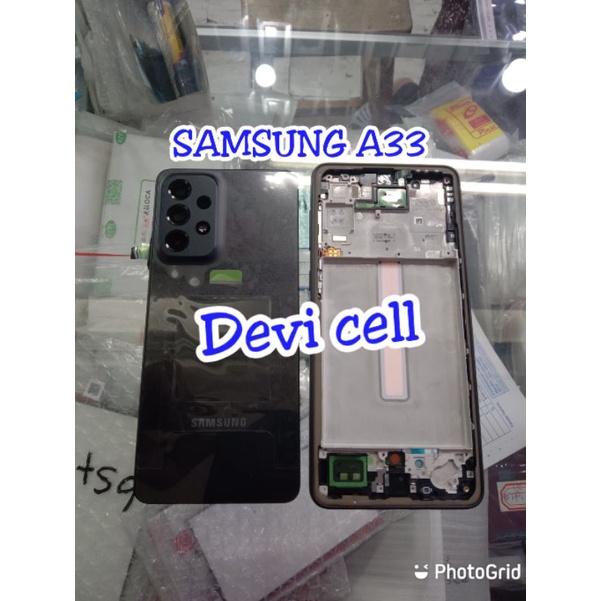 Jual CASING KESING HOUSING SAMSUNG A33 5G ORIGINAL FULLSET FRAME TULANG ...