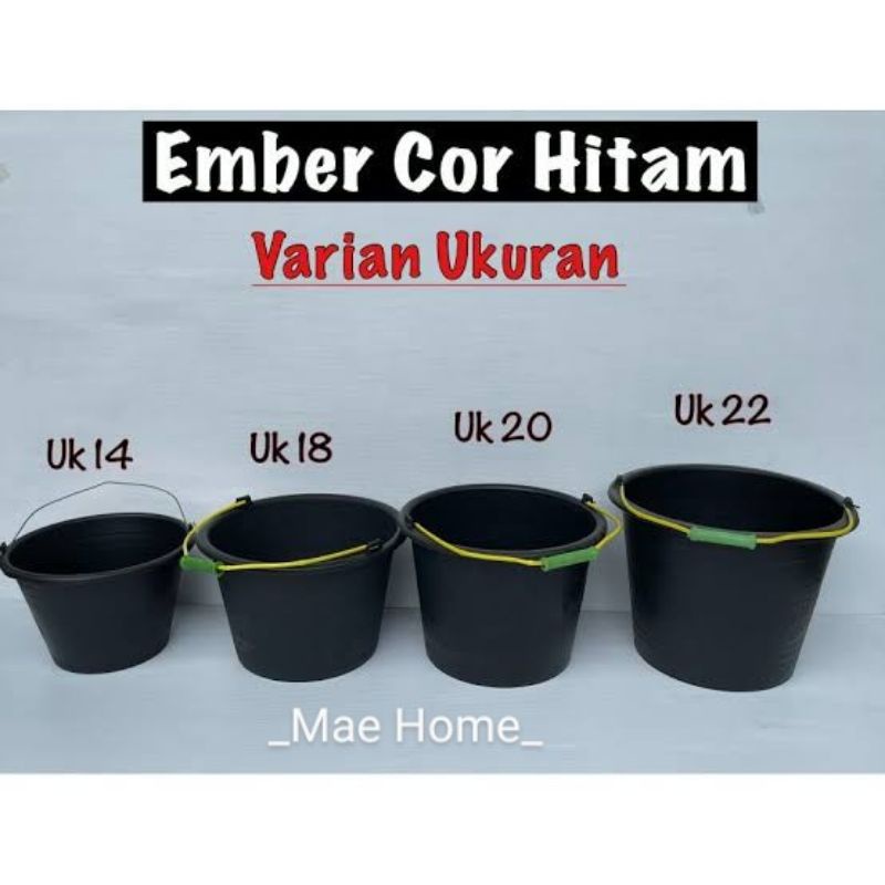Jual Ember Hitam Anti Pecah | Shopee Indonesia