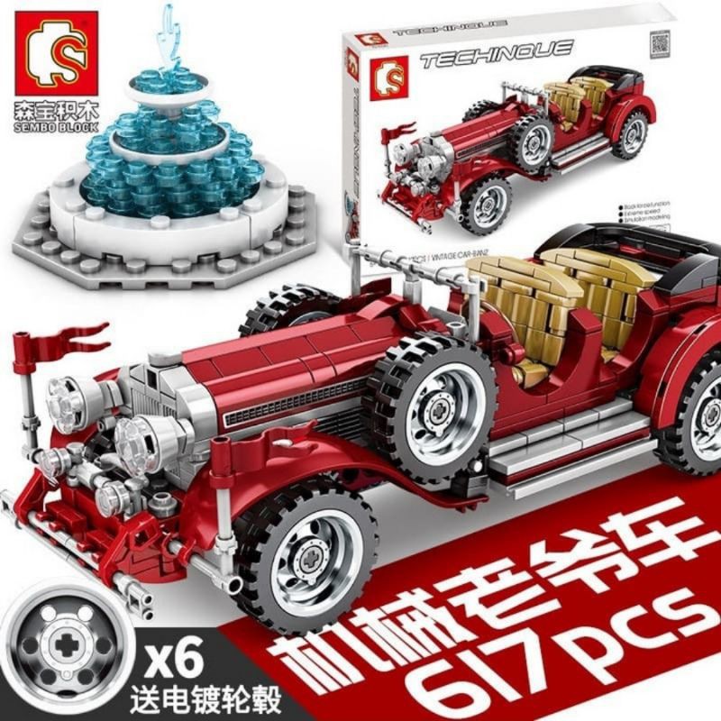 Jual Lego Block Mobil Mercy Classic Retro Car 617 Pcs | Shopee Indonesia