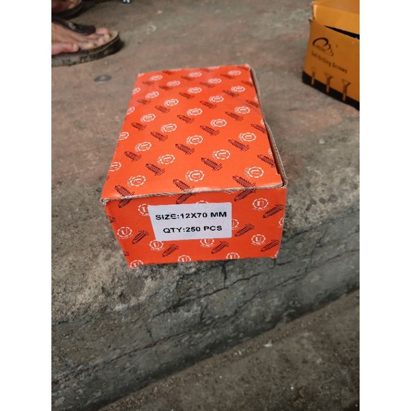 Jual baut skrup sekrup roofing baut roofing 7 cm /12 x 70 /box isi 250 ...