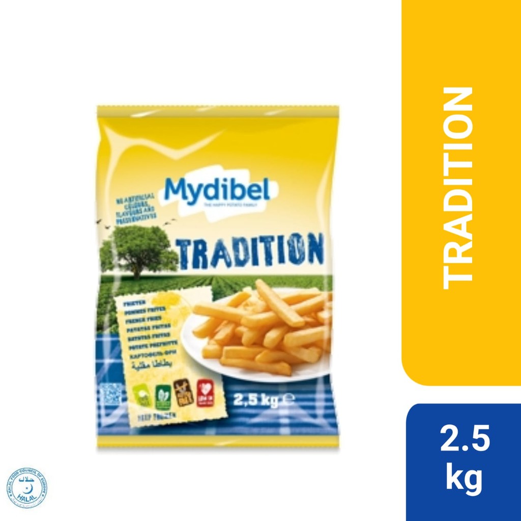 Jual Kentang Mydibel Tradition 2.5 Kg - 1Pack | Shopee Indonesia