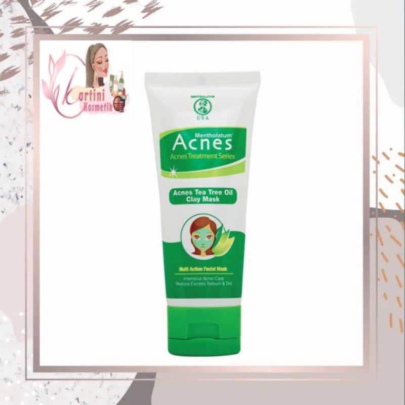 Jual Acnes Tea Tree Oil Clay Mask 50g (100% Original) | Shopee Indonesia