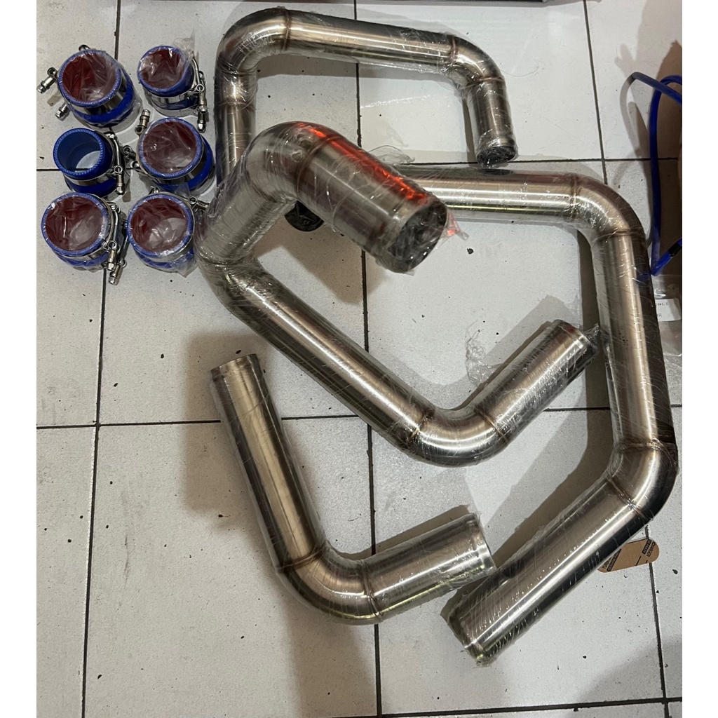 Jual PIPA PIPING INTERCOOLER KARET DAN KLEMAN FORTUNER VNT 2011-2015 ...