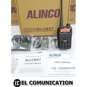 Jual HT ALINCO DJ-CRX7 DUALBAND - HT ALINCO DJ CRX 7 VHF / UHF ORIGINAL | Shopee Indonesia