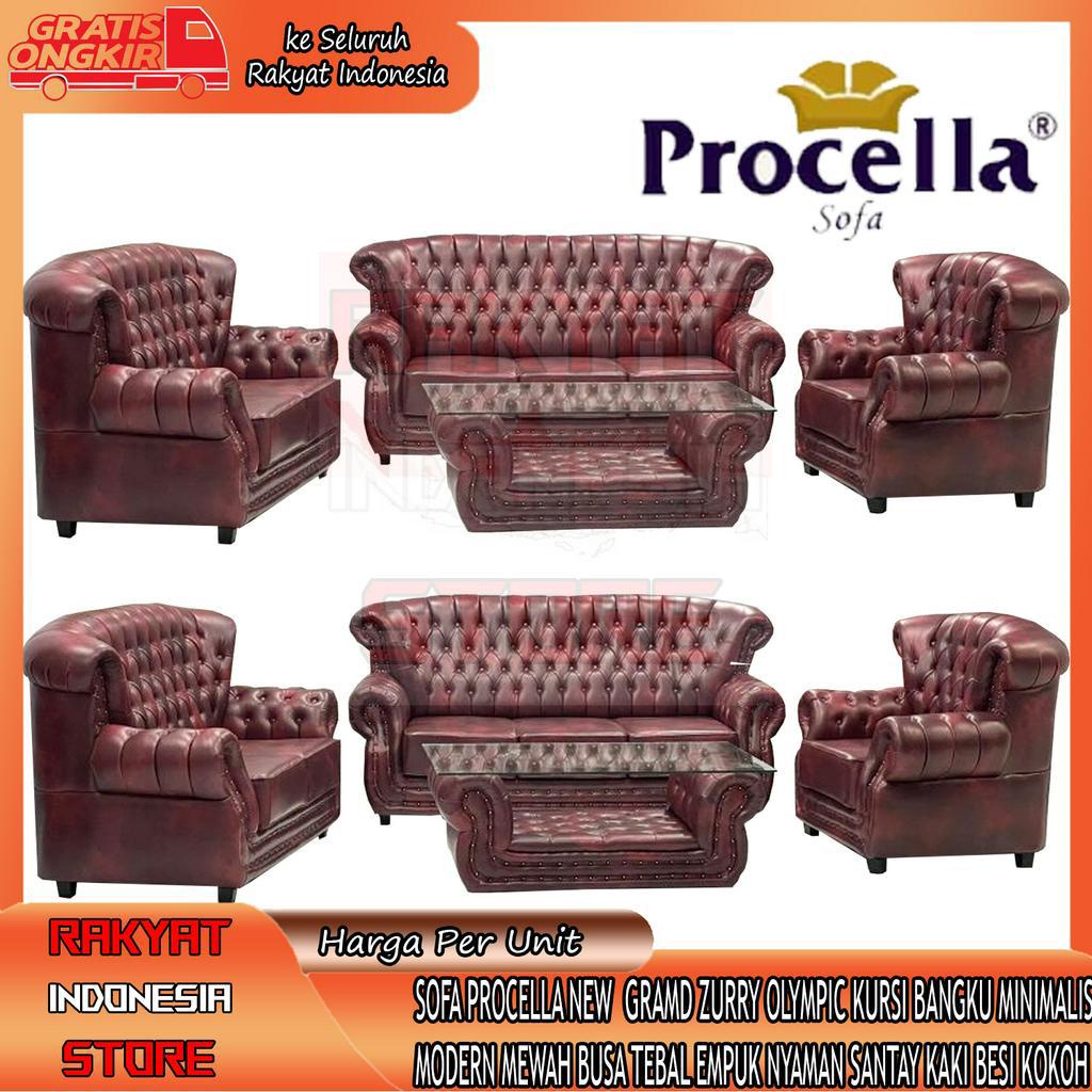 Jual [KARGO] SOFA PROCELLA NEW GRAND ZURRY OLYMPIC KURSI BANGKU ...