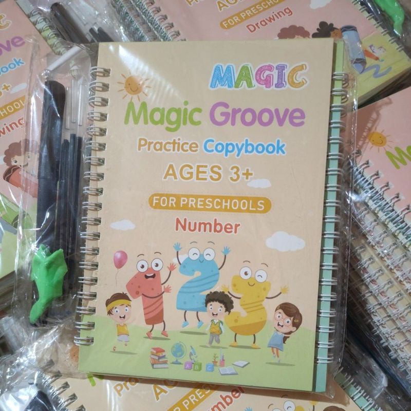 Jual Buku Belajar Menulis Magic Groove Practice Copybook Education ...