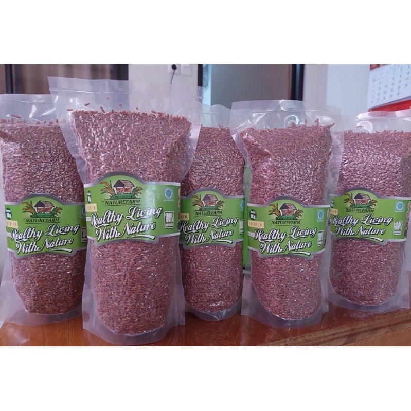 Jual beras merah premium. beras merah pulen, enak dan tidak keras ...