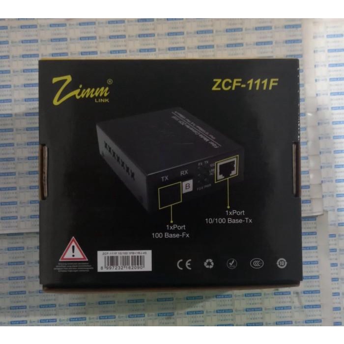 Jual Media Converter ZimmLink ZCF-111F Fiber Optic To LAN 10/100 Mbps WDM Z | Shopee Indonesia