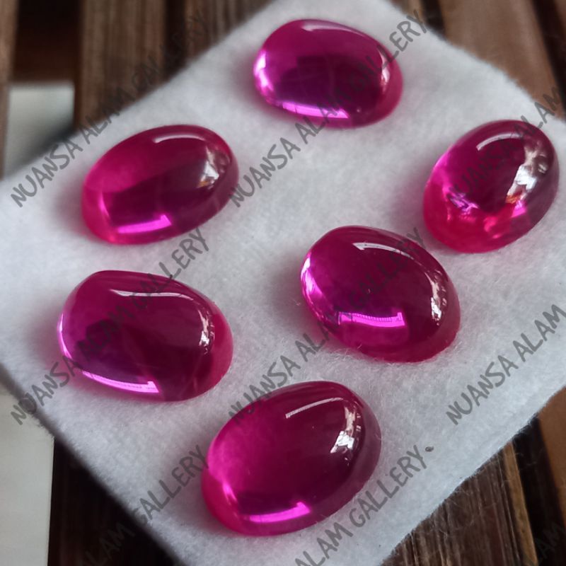 Jual Batu Red Ruby Merah Delima Deluxe Signature Size Bahan Batu Merah ...
