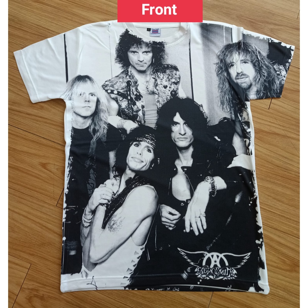 Jual KAOS AEROSMITH AOP 01, TAG THAILAND, AOP, ALL OF PRINT DEPAN ...