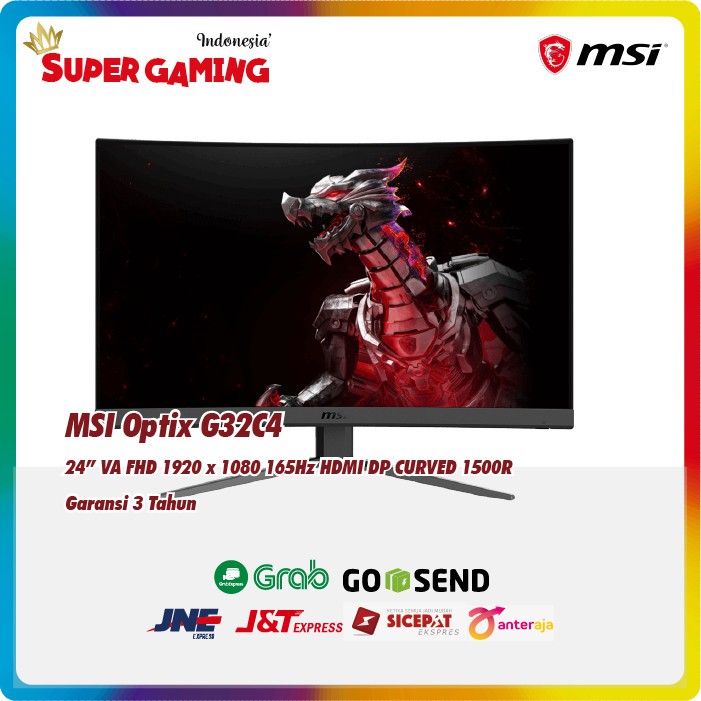 Jual Monitor MSI OPTIX G32C4 Promo Gaming Murah | Shopee Indonesia