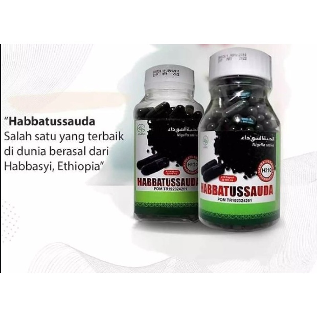Jual HABBATUSSAUDA Herbal Niaga Utama HNU 210 Kapsul | Habatusauda ...
