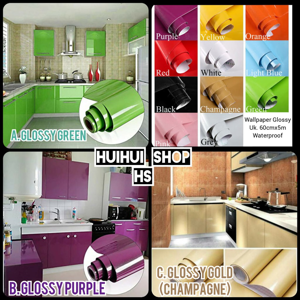 Jual HS G3 WALLPAPER GLOSSY | WALLPAPER KABINET | WALLPAPER DAPUR ...