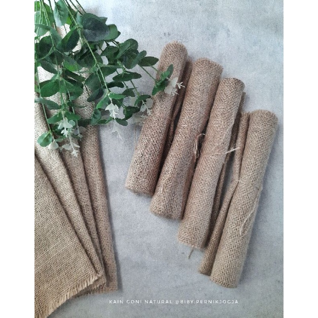 Jual KAIN GONI / BURLAP NATURAL | Shopee Indonesia