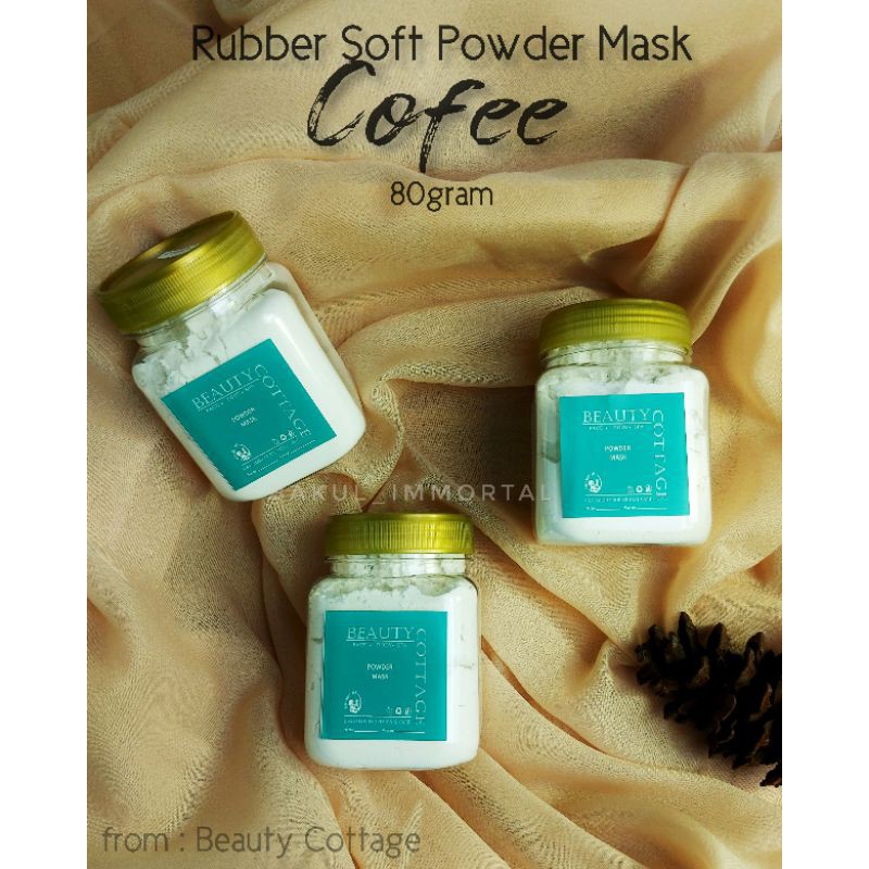 Jual Rubber soft Powder Mask COFEE Beauty Cottage | Shopee Indonesia